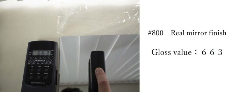 Differences in the appearance of the stainless steel mirror finish ...