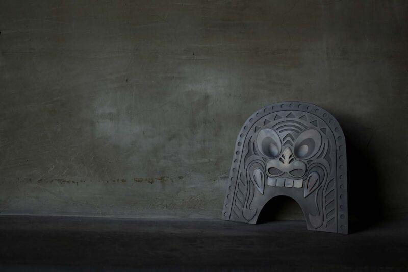 Titanium Old Style Demon Face Demon Board Adopted by Private Residence ...