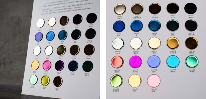 What is stainless steel coloration? Explanation of colored stainless ...